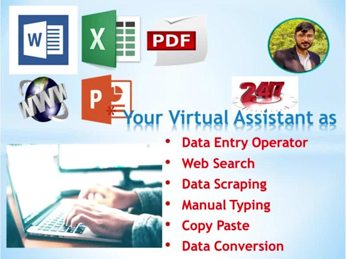Do accurate data entry as virtual assistant, search, data scraping by Grchishti | Fiverr
