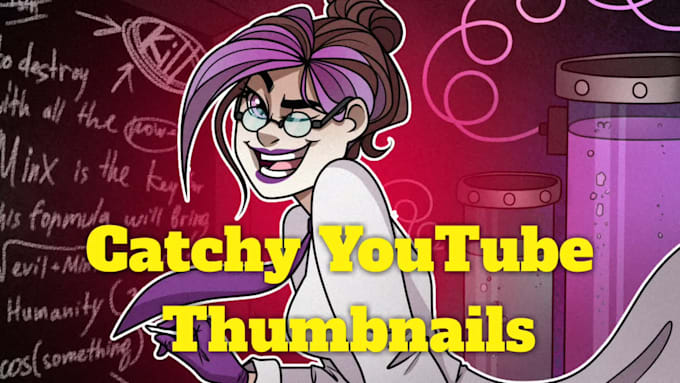 Draw a catchy cartoon thumbnail for youtube by Criskey | Fiverr