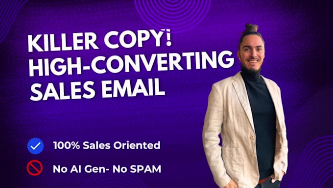 Write high converting email copywriting for sales by Samu_g | Fiverr