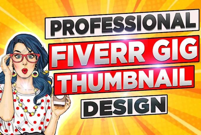 Design an attractive fiverr gig image, thumbnail,picture by ...