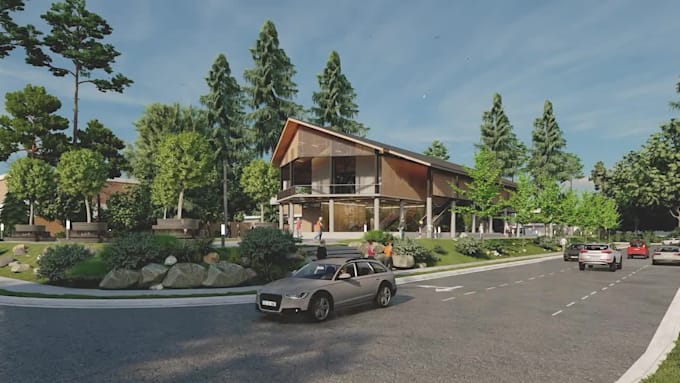 Create an architectural walkthrough animation in lumion by Buserge | Fiverr