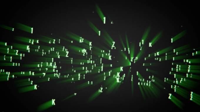 Create matrix logo intro by Adambosch