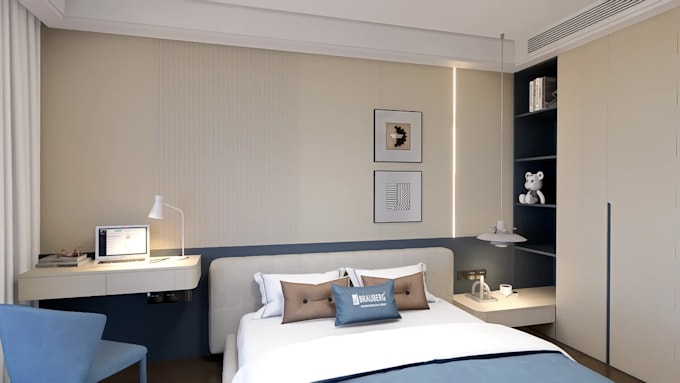 Do 3d interior designing, modeling and rendering by Shubhpatel717 | Fiverr