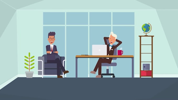 Create 2d animated cartoon style business explainer videos by Rashid ...