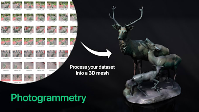 Process your photogrammetry 3d model by Agustin_ghizzo | Fiverr