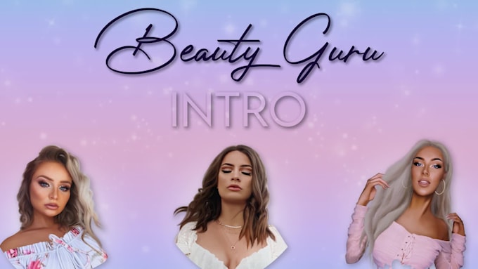 Design a custom beauty guru cartoon intro or outro by Leenugraaf | Fiverr
