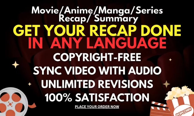 Edit viral movie, anime or tv show recaps with no copyright by Faraa ...