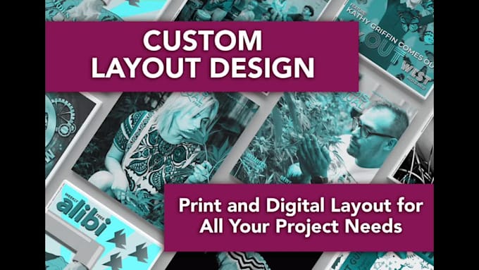 Create beautifully compelling editorial and marketing layout design by ...