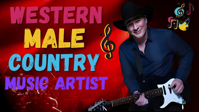 Be your best western male country music singer songwriter and music ...