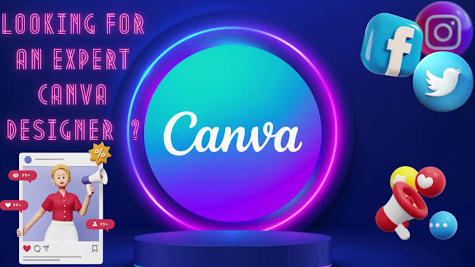 Design anything using canva by Khan_suman | Fiverr