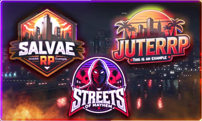Design custom roleplay logo for fivem and animate by Mobloxgaming | Fiverr