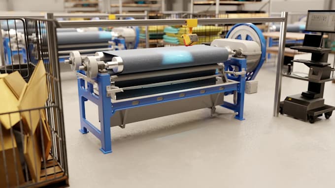 Create 3d industrial animation, 3d explainer video, manufacturing ...