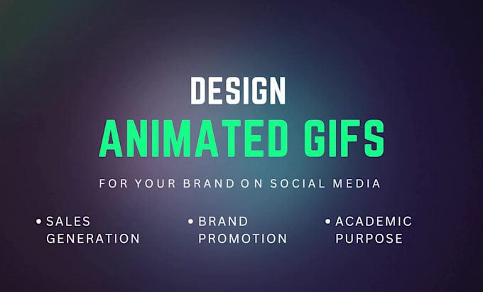 Design animated gifs for your brand on social media by Umerarshad989 ...