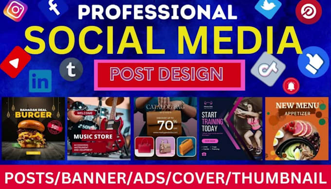 Create high quality post,design,banner for social media platform by ...