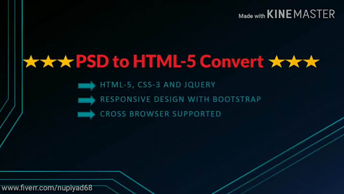 Convert psd, sketch to html responsive using bootstrap4 by Nupiyad68 ...