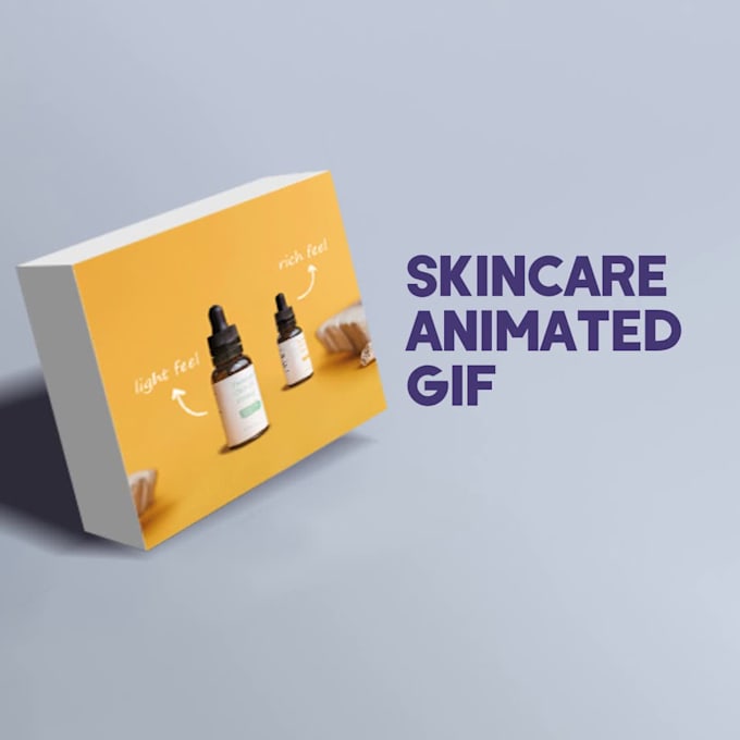 Create skincare or other product animated gif only 15 do by ...