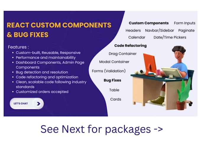 Create Custom React Components Fix Bugs And Refactor Code By