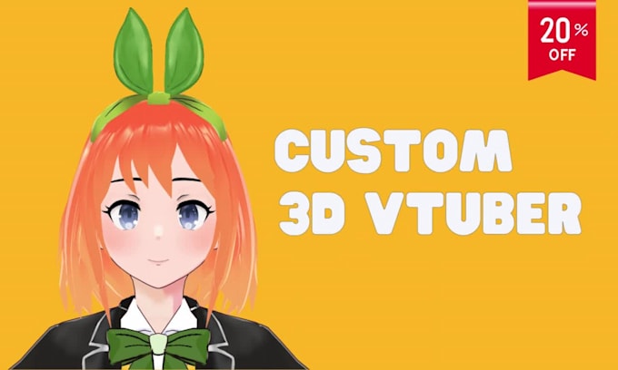 Rig 3d anime, character, or avatar for vrchat or vtuber using blender ...