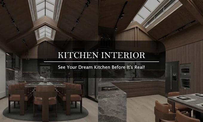 Design kitchen interior, functional kitchen, remodel by Felix_dam | Fiverr