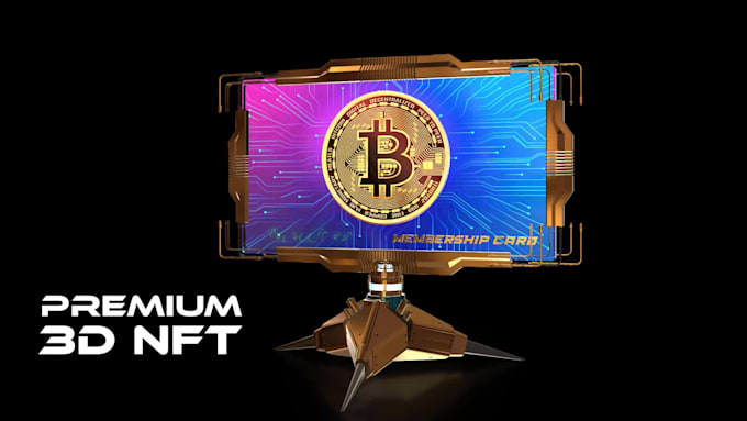 Unique 3d nft card, premium nft card, nft card collection by ...