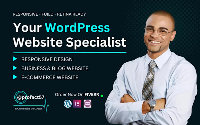 Responsive website design for your business by Profact57 | Fiverr