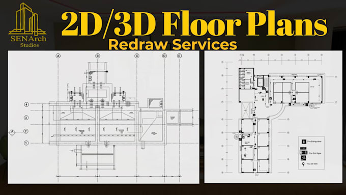 Redraw your architectural autocad 2d floor plan in 12 hrs by Hasi97 ...