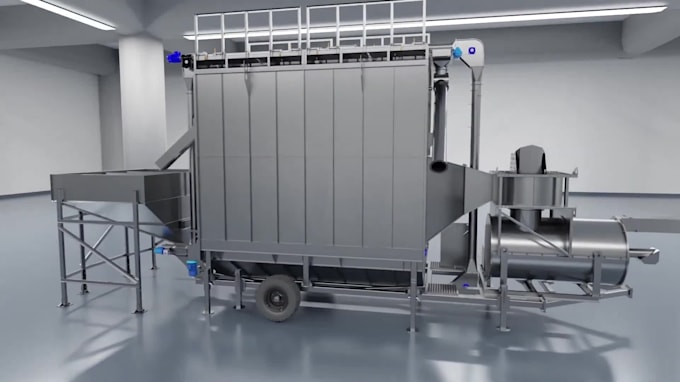 Create 3d industrial animation, engineering animation, 3d factory ...