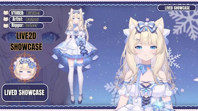 Draw and rig 2d vtuber model, live2d model,live2d rigging, vtuber ...