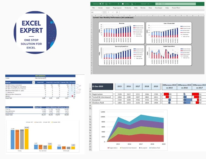 Do your projects in excel spreadsheet, google sheet, vba, formulas, graphs by Imransaee | Fiverr