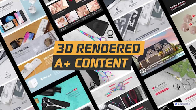 Create 3d photorealistic renders for amazon that sell by Amzresponse ...