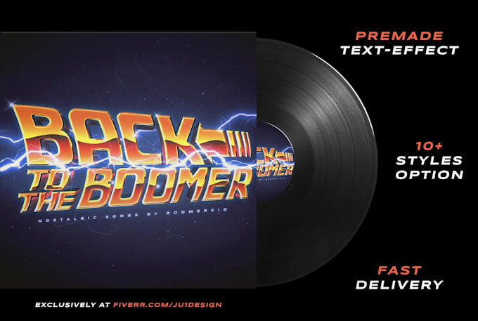 Design text and typography based album cover by Ju1design | Fiverr