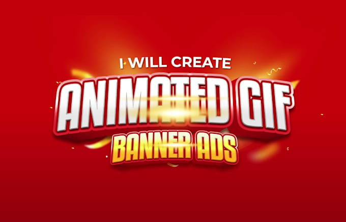 Make an animated gif banner by Myselfrobiul | Fiverr