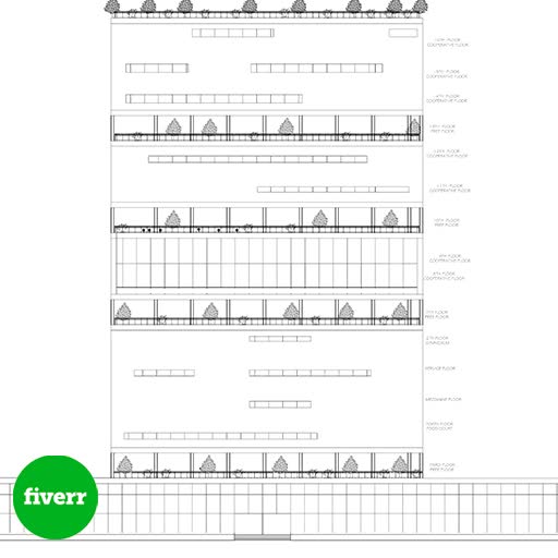 Design professional 2d architectural elevations by Ar_hamna_fatima | Fiverr