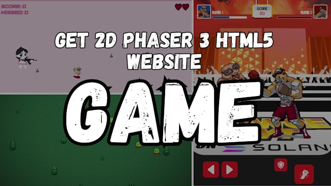 Develop a 2d html5 website video game with phaser by Umairahmed246 | Fiverr