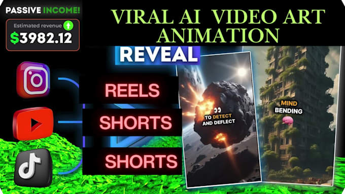 Create viral ai video art animation for youtube shorts ig reels ai ...