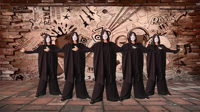 Wear mask and dance to your song with hiphop style by Lilychinadancer ...