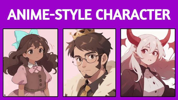 Draw your custom anime style characters by Chunkynuggy | Fiverr