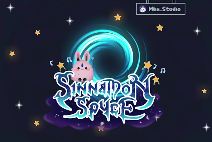 Design a custom cute kawaii logo for vtuber and twitch streamer by Mbii ...