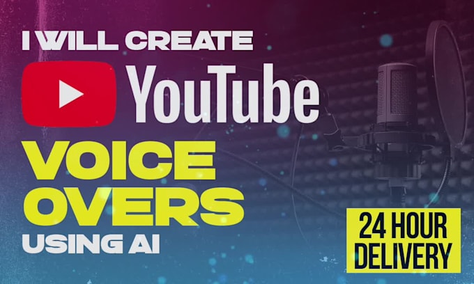 Create a professional youtube voice over using ai within 24 hours by ...