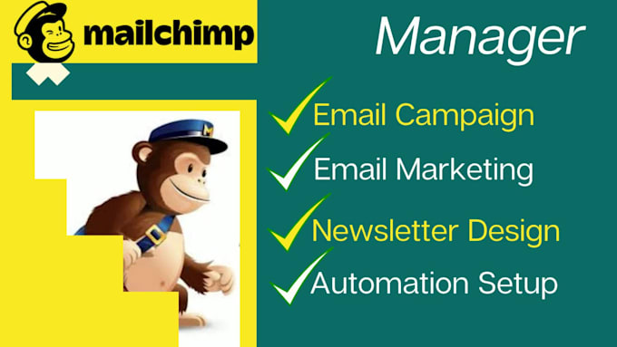 Manage mailchimp email campaign, newsletter template design by Niaj50 ...