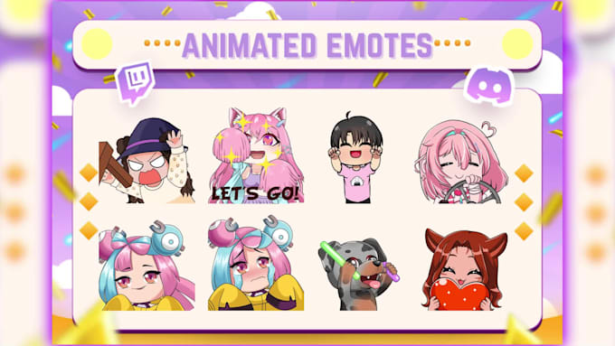 Make beautiful animated emotes for your stream