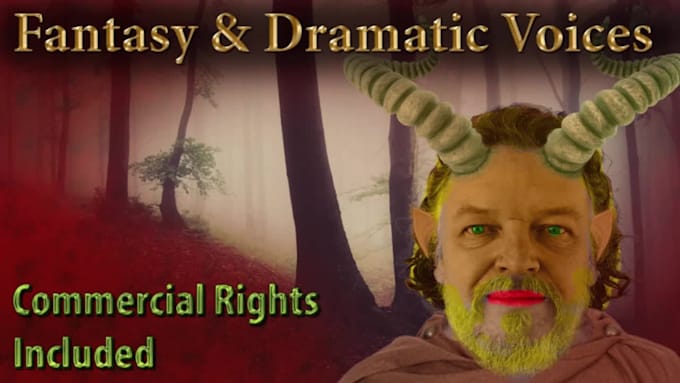 Create deep mysterious dramatic fantasy scifi voices by Philrowe461 ...