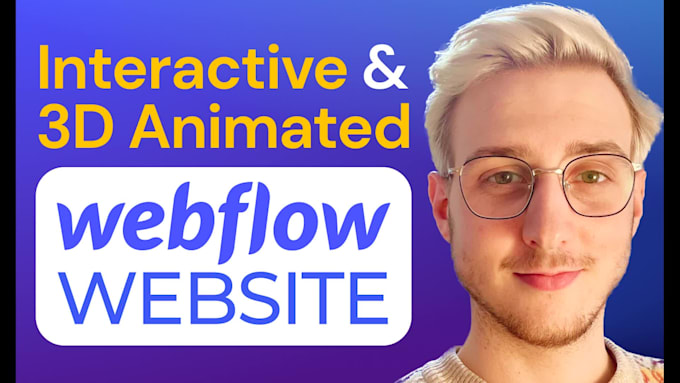 Entwerfen sie eine interaktive und 3d-animierte webflow-website Entwerfen sie eine interaktive und 3d-animierte webflow-website