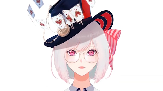 Draw and rig live2d vtuber anime model for facerig, streaming by Jay ...