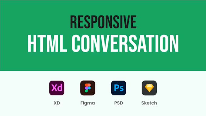 Convert figma to html, psd to html css bootstrap 5 with responsive in ...
