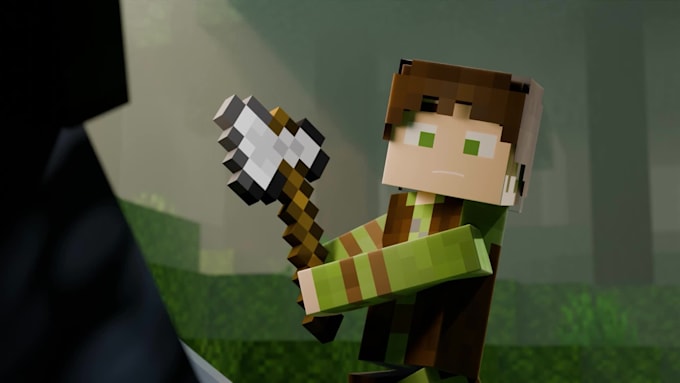 Create minecraft 3d animation by Iraventus | Fiverr