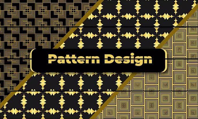 Unique seamless patterns for fashion, fabric, monogram by Garphixwant ...