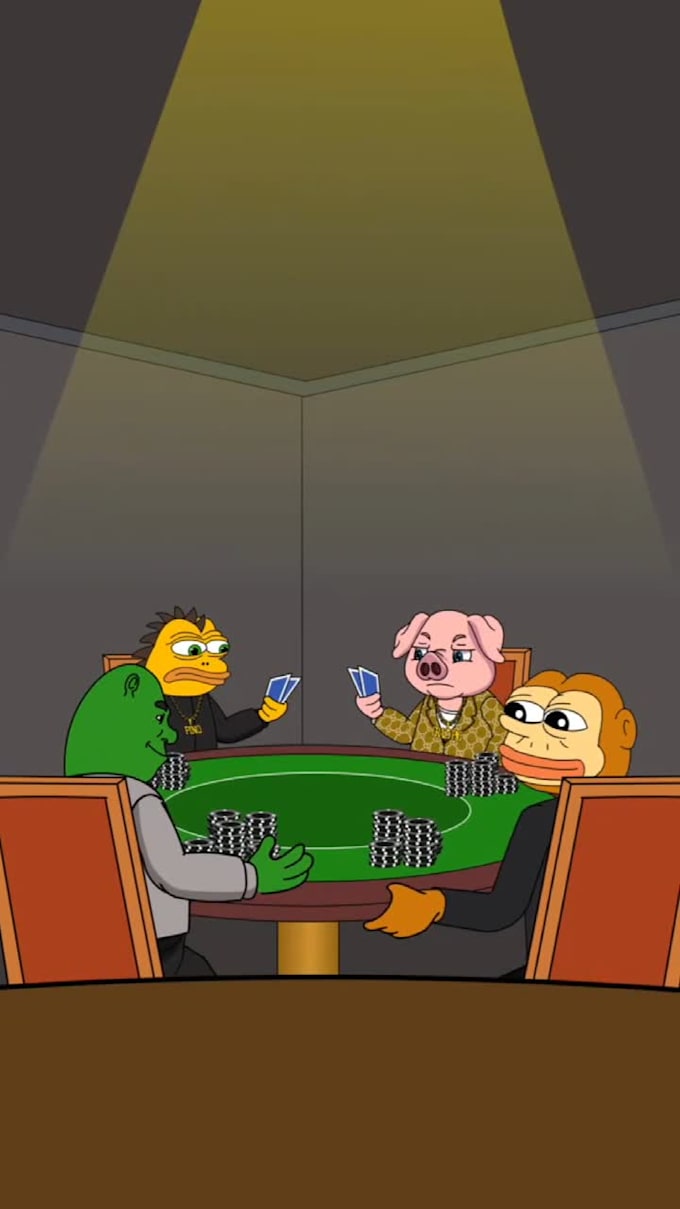 Draw meme coin art, crypto meme art, meme art, meme animation, funny ...