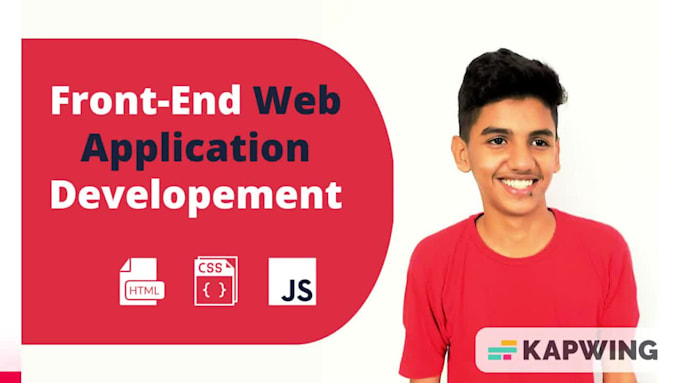 Create a front end web application using html, css, js by Ahmedjalal580 ...