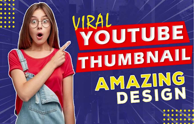 Design amazing viral youtube thumbnail design by Nidacreation | Fiverr